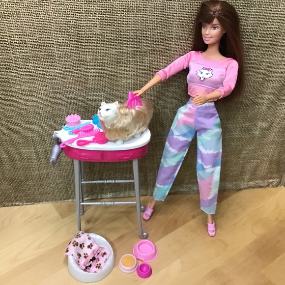 Barbie | Toys | Barbie Doll And Kitty Cat | Poshmark